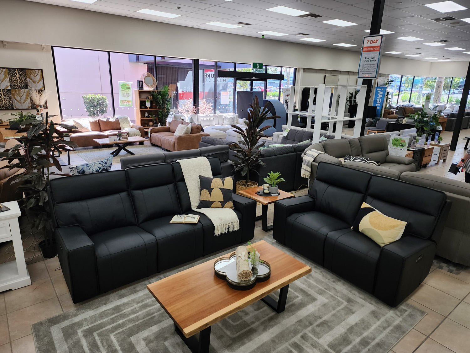Shop Leather Lounges at Our Furniture Warehouse | Our Furniture Warehouse