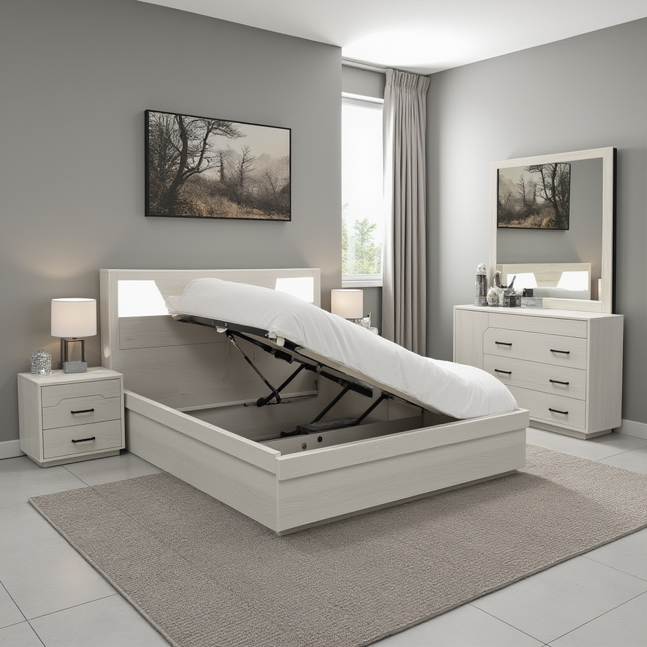 Atlanta 4 Pce Bedroom Dresser Package | Our Furniture Warehouse