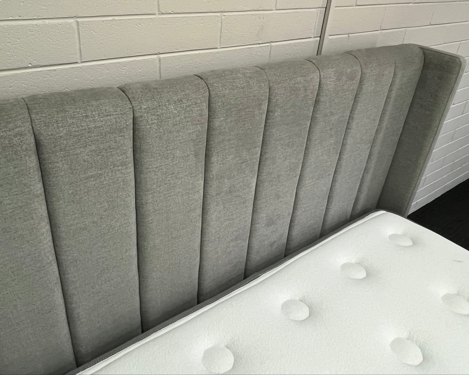 Portland Bed Frame With Draws In Smoke | Our Furniture Warehouse