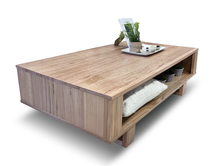Broadway Coffee Table in Australian Messmate | Our Furniture Warehouse