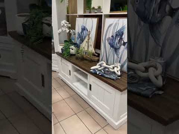 Hamptons Display Cabinet | Our Furniture Warehouse