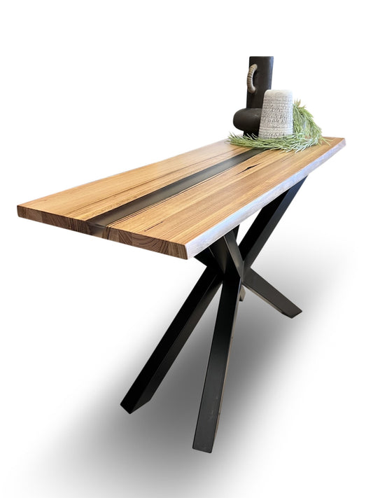 Republic hall table in Victorian Ash | Our Furniture Warehouse