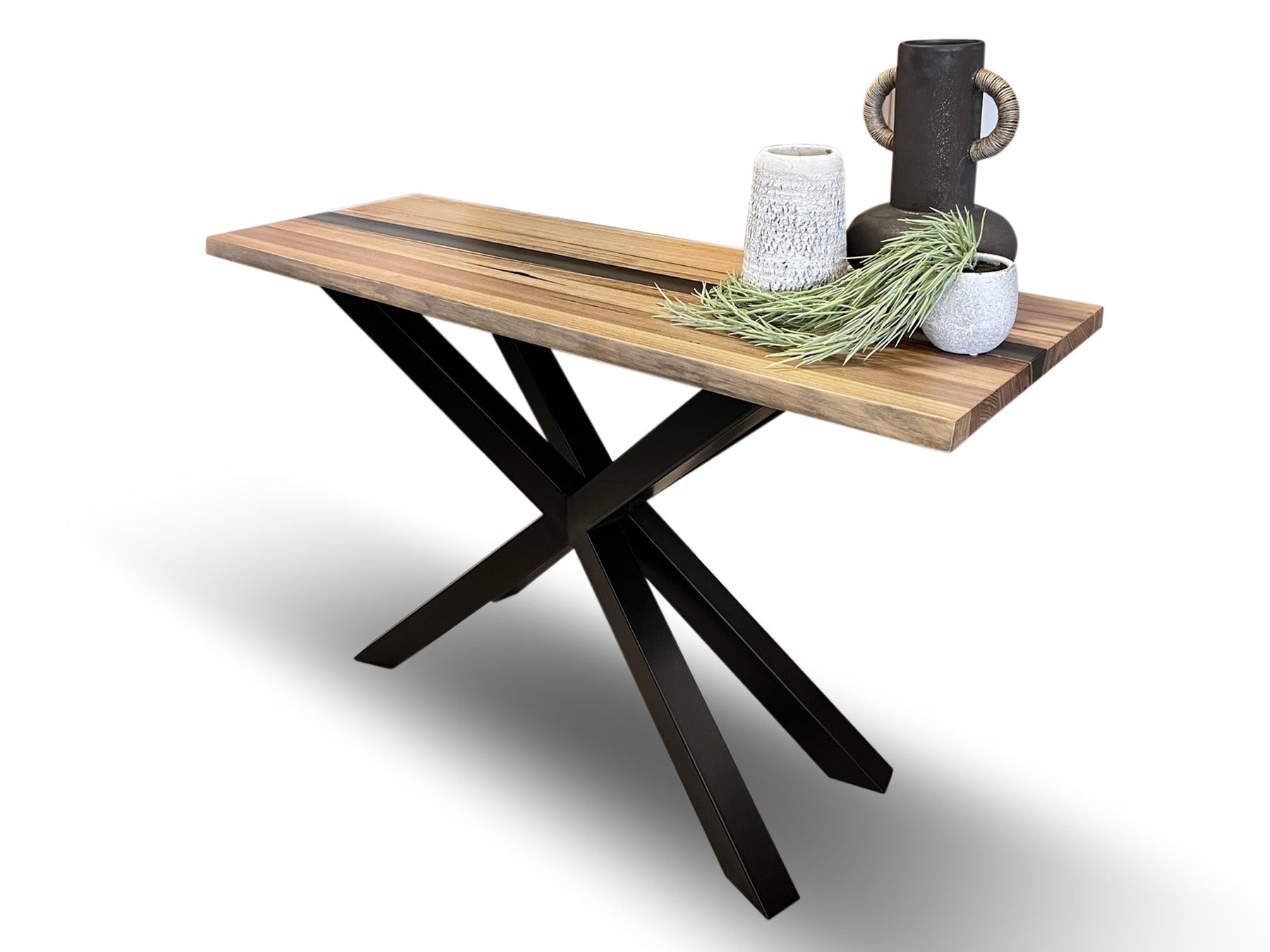 Republic hall table in Victorian Ash | Our Furniture Warehouse